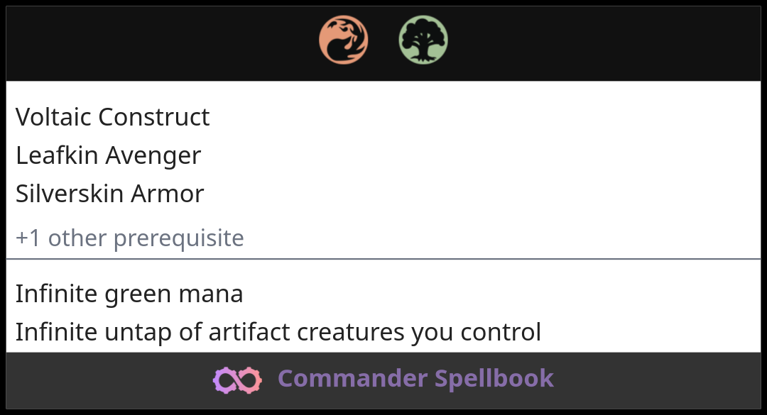 Voltaic Construct | Leafkin Avenger | Silverskin Armor