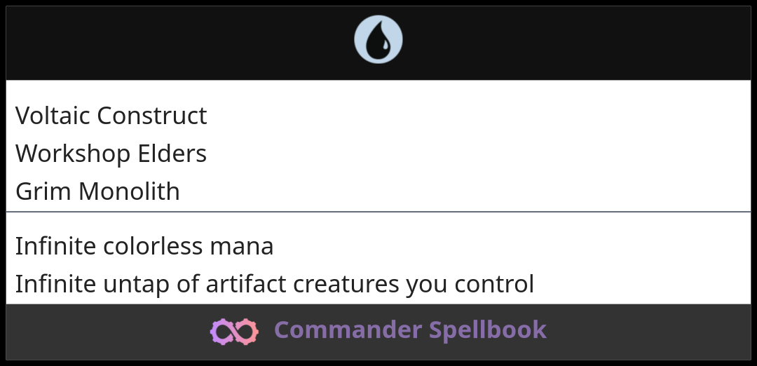 Voltaic Construct | Workshop Elders | Grim Monolith