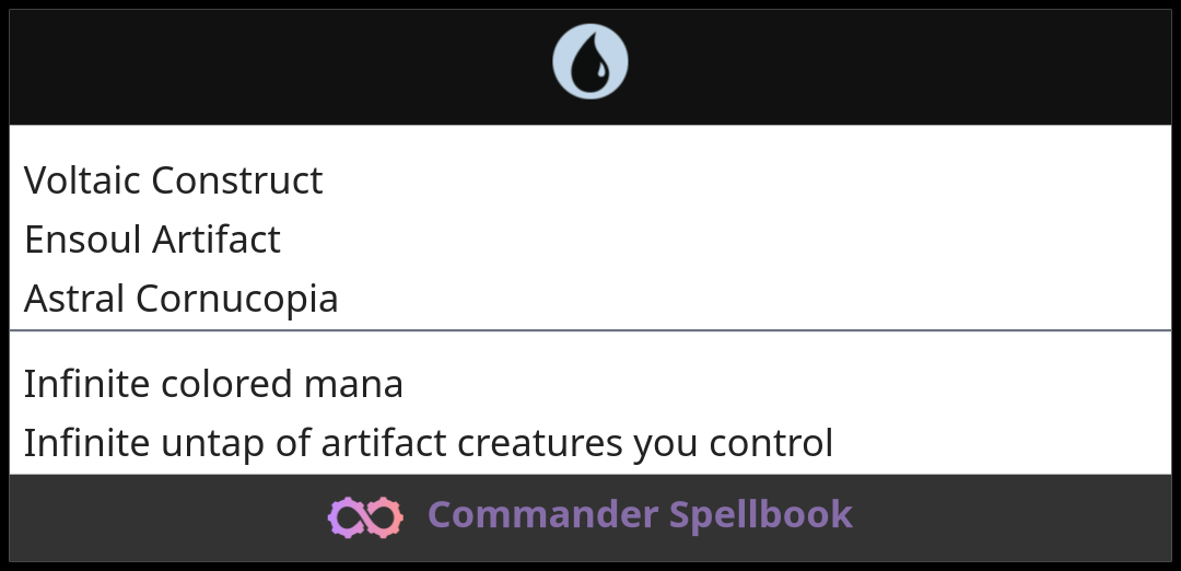 Voltaic Construct | Ensoul Artifact | Astral Cornucopia