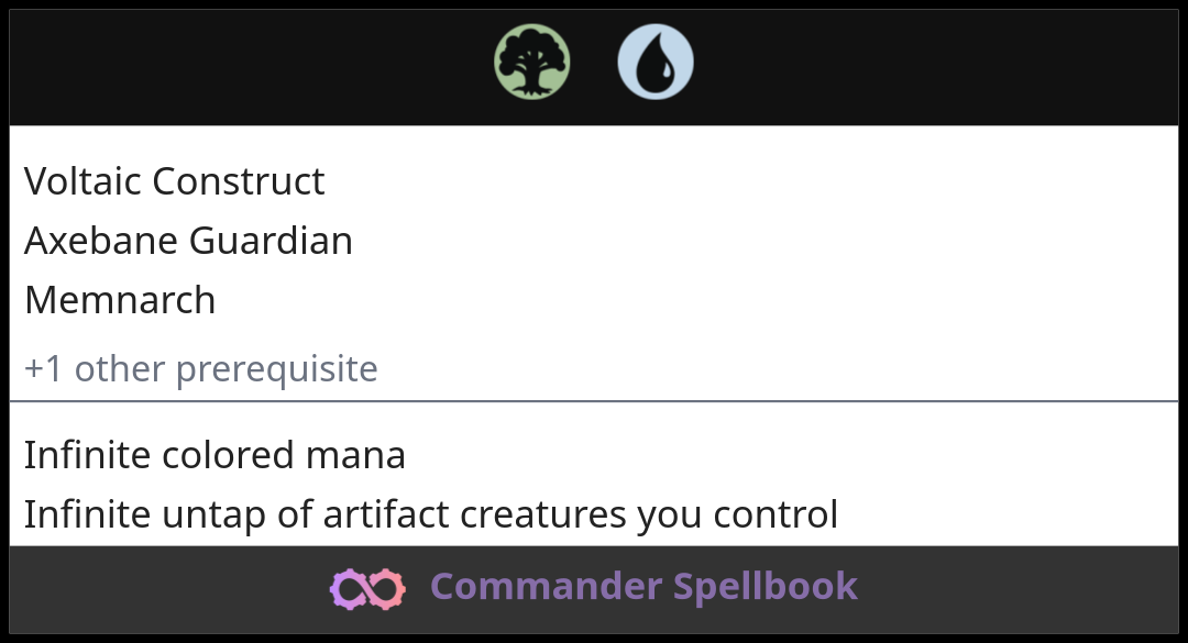 Voltaic Construct | Axebane Guardian | Memnarch