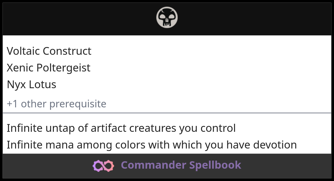 Voltaic Construct | Xenic Poltergeist | Nyx Lotus