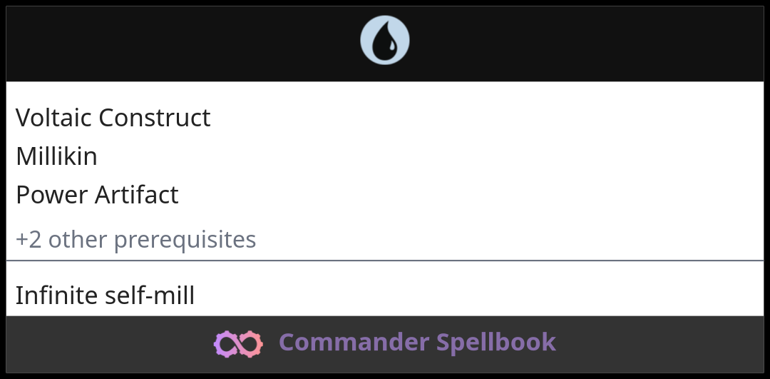 Voltaic Construct | Millikin | Power Artifact