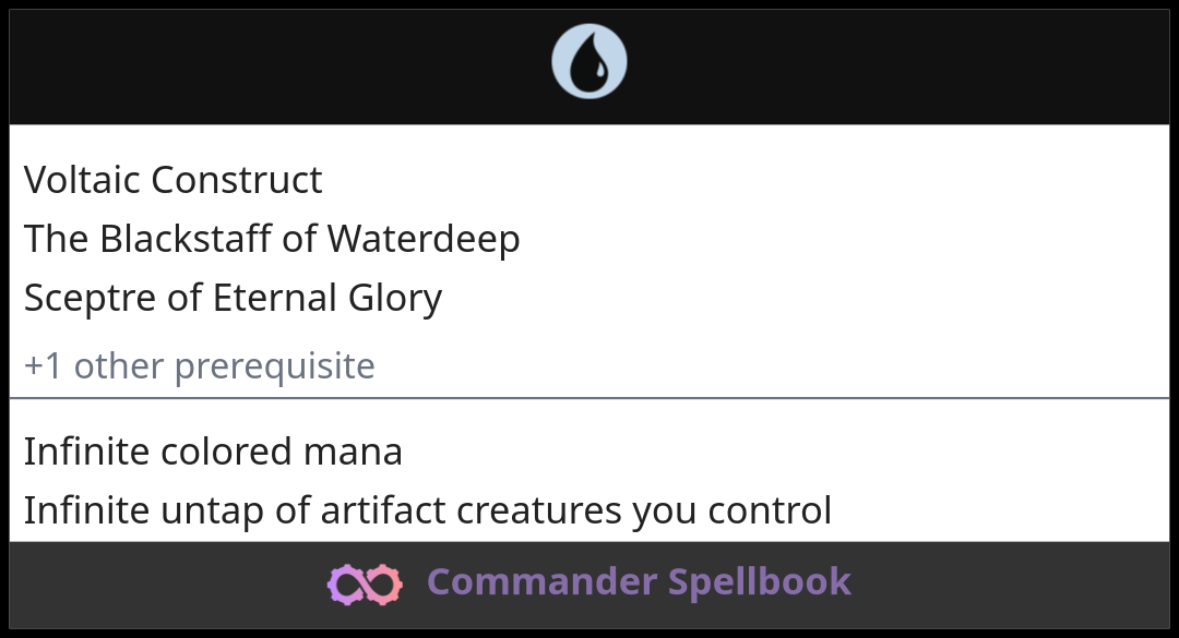 Voltaic Construct | The Blackstaff of Waterdeep | Sceptre of Eternal Glory
