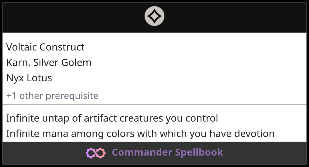 Voltaic Construct | Karn, Silver Golem | Nyx Lotus