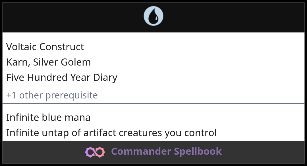 Voltaic Construct | Karn, Silver Golem | Five Hundred Year Diary