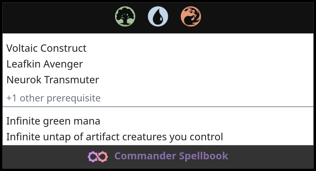 Voltaic Construct | Leafkin Avenger | Neurok Transmuter