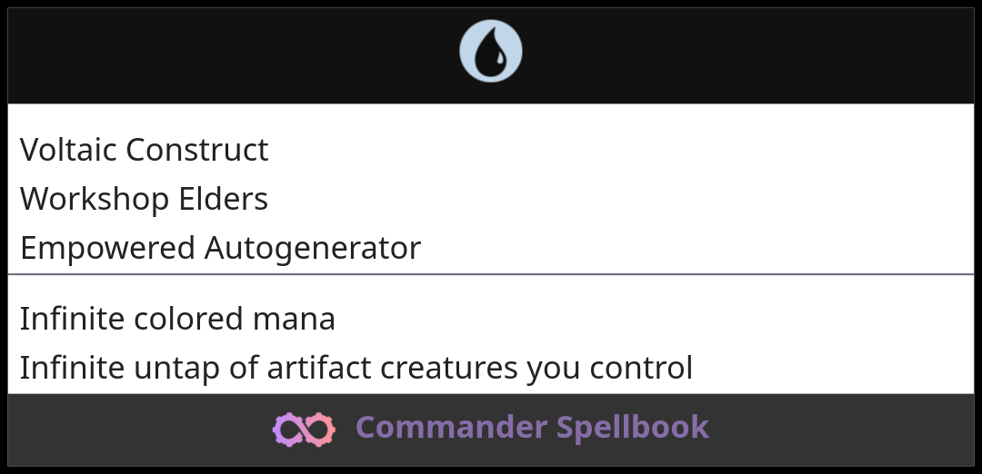Voltaic Construct | Workshop Elders | Empowered Autogenerator