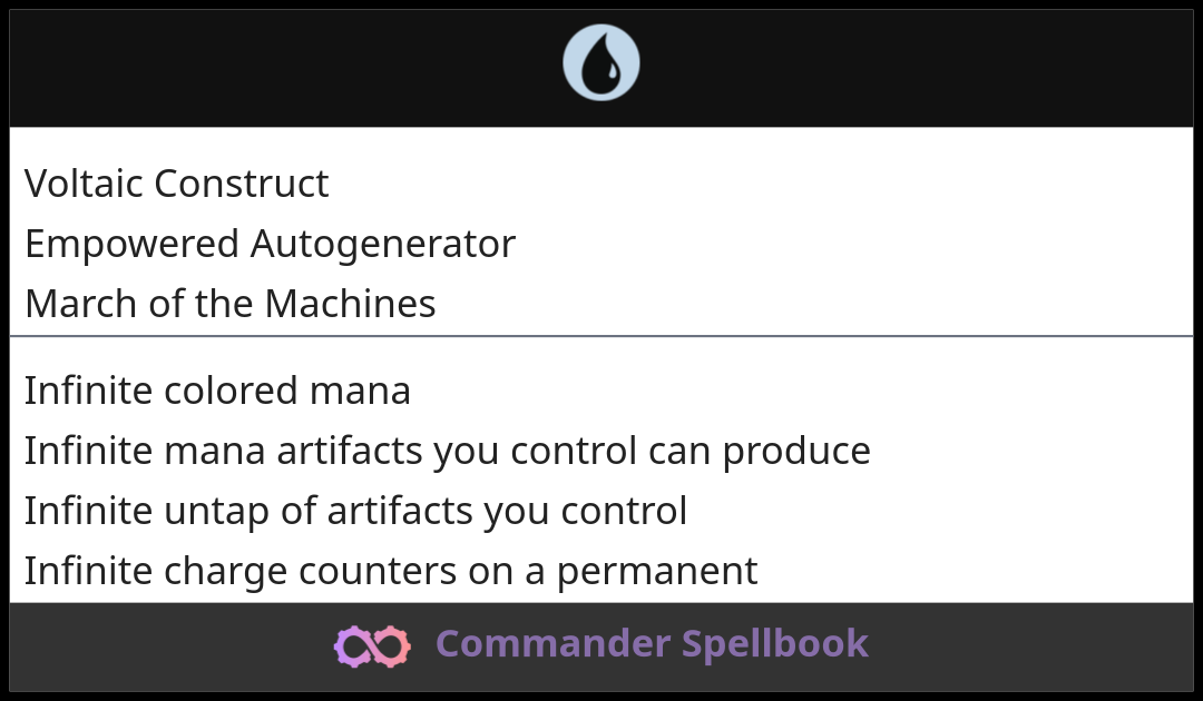 Voltaic Construct | Empowered Autogenerator | March of the Machines