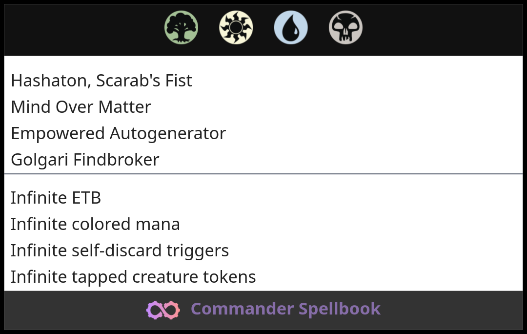Hashaton, Scarab's Fist | Mind Over Matter | Empowered Autogenerator ...