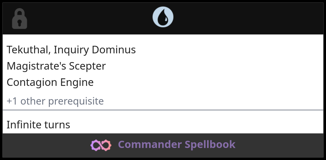 Tekuthal, Inquiry Dominus | Magistrate's Scepter | Contagion Engine