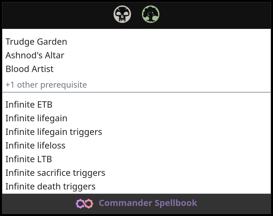 Trudge Garden | Ashnod's Altar | Blood Artist
