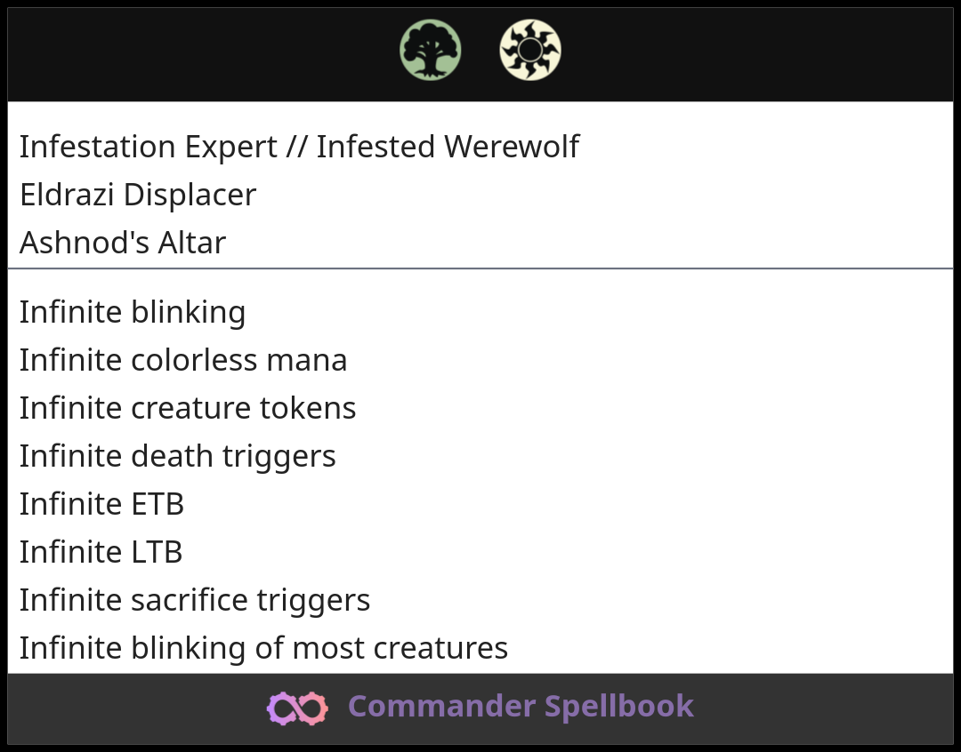 Infestation Expert // Infested Werewolf | Eldrazi Displacer | Ashnod's ...