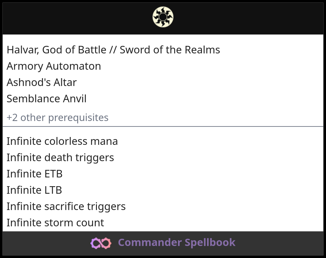 Halvar, God of Battle // Sword of the Realms | Armory Automaton ...
