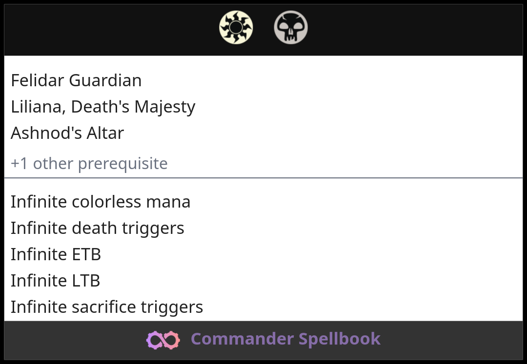 Felidar Guardian | Liliana, Death's Majesty | Ashnod's Altar