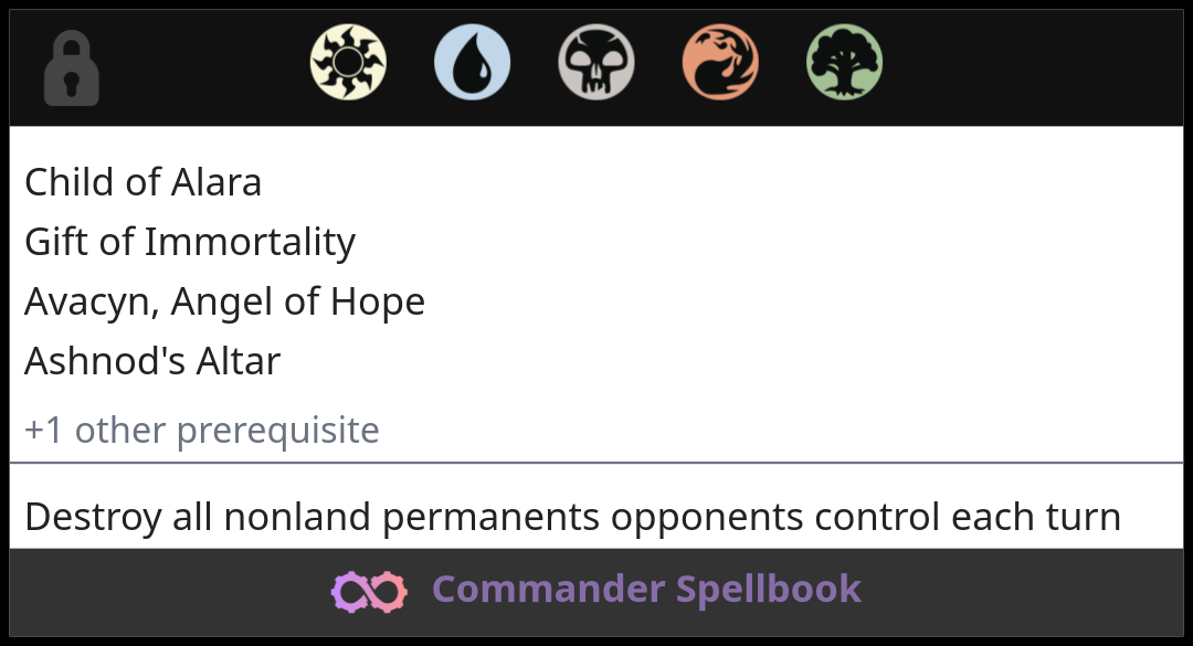 Child of Alara | Gift of Immortality | Avacyn, Angel of Hope (and one ...