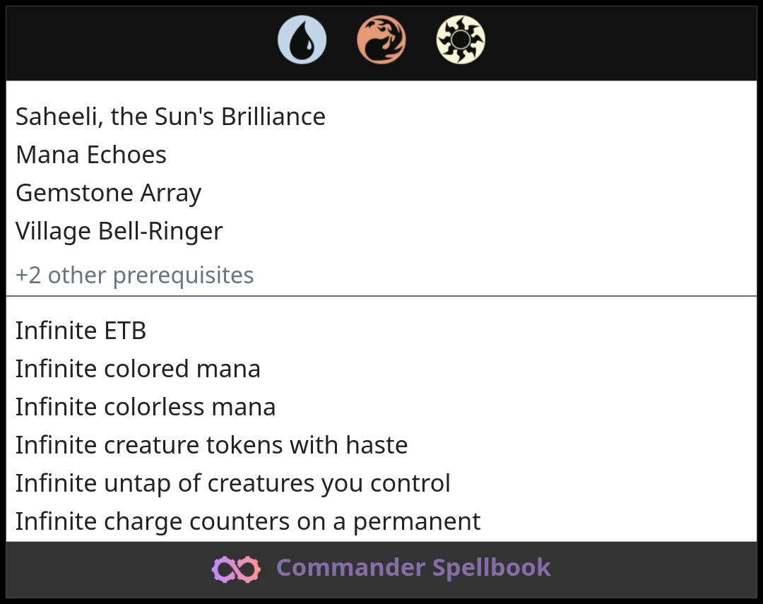 Saheeli, the Sun's Brilliance | Mana Echoes | Gemstone Array (and one ...