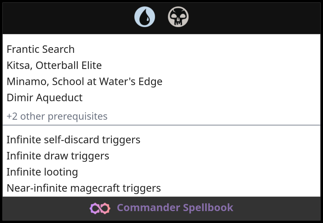 Frantic Search | Kitsa, Otterball Elite | Minamo, School at Water's ...