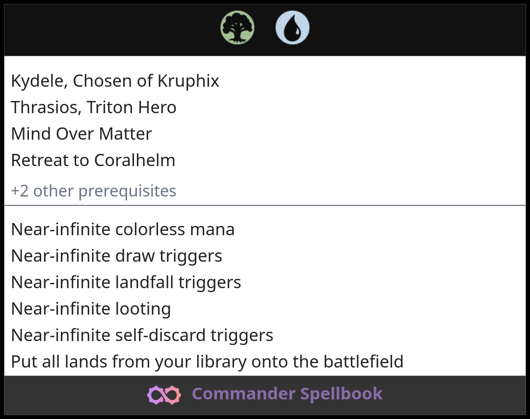 Kydele, Chosen of Kruphix | Thrasios, Triton Hero | Mind Over Matter ...