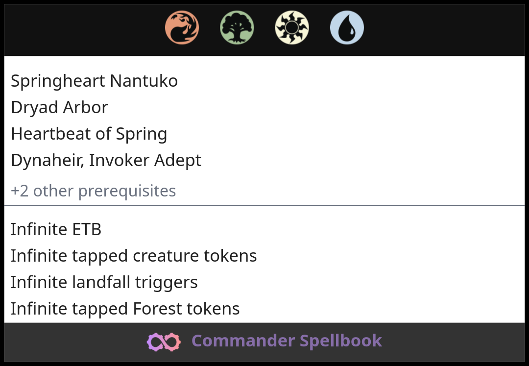 Springheart Nantuko | Dryad Arbor | Heartbeat of Spring (and one other ...