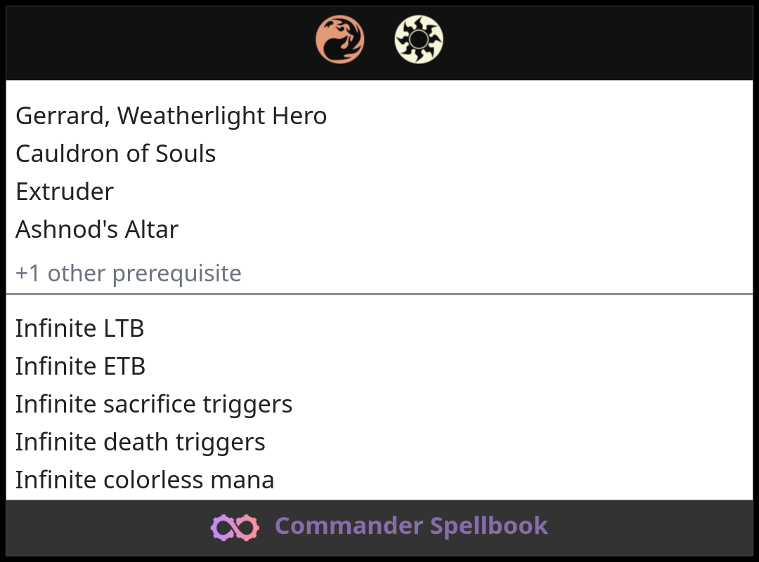 Gerrard, Weatherlight Hero | Cauldron of Souls | Extruder (and one ...
