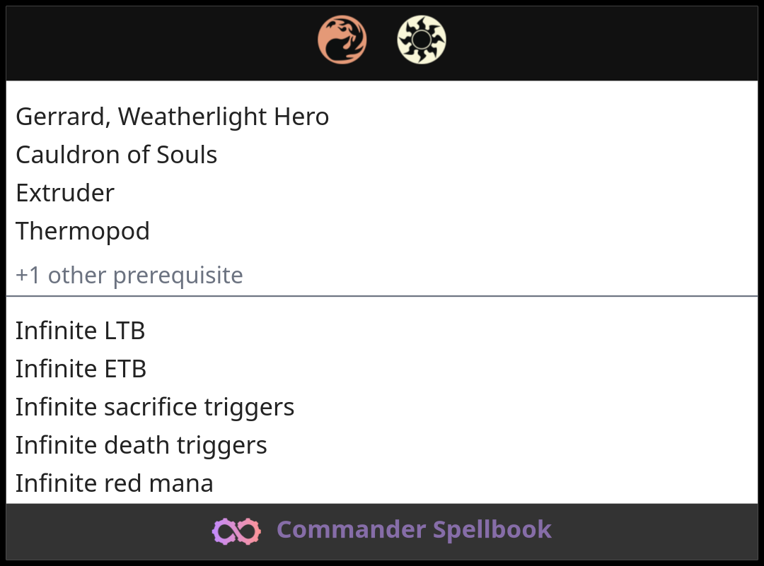 Gerrard, Weatherlight Hero | Cauldron of Souls | Extruder (and one ...