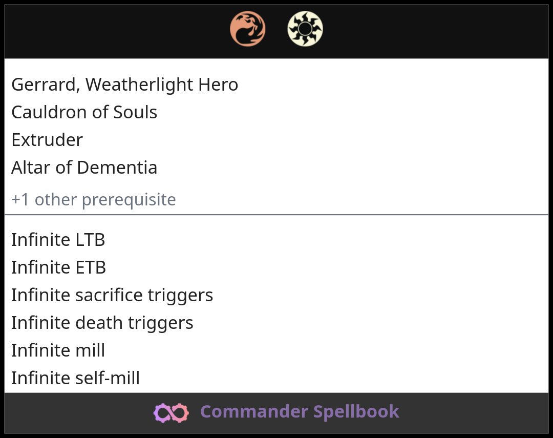 Gerrard, Weatherlight Hero | Cauldron of Souls | Extruder (and one ...