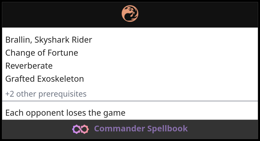 Brallin, Skyshark Rider | Change of Fortune | Reverberate (and one ...