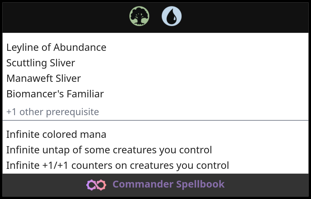 Leyline of Abundance | Scuttling Sliver | Manaweft Sliver (and one ...