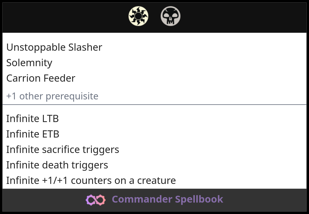 Unstoppable Slasher | Solemnity | Carrion Feeder