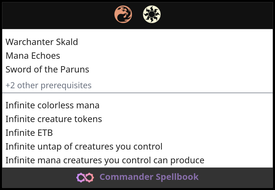 Warchanter Skald | Mana Echoes | Sword of the Paruns