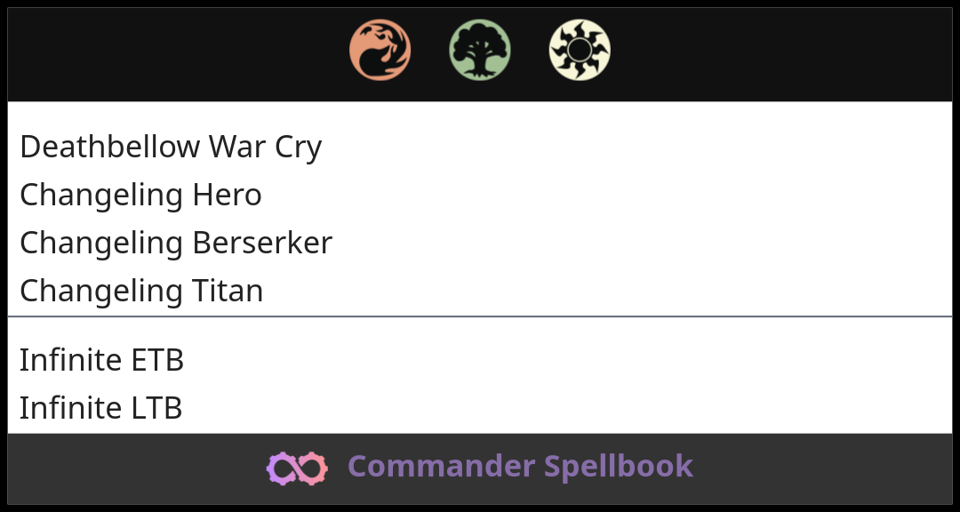 Deathbellow War Cry | Changeling Hero | Changeling Berserker (and one ...