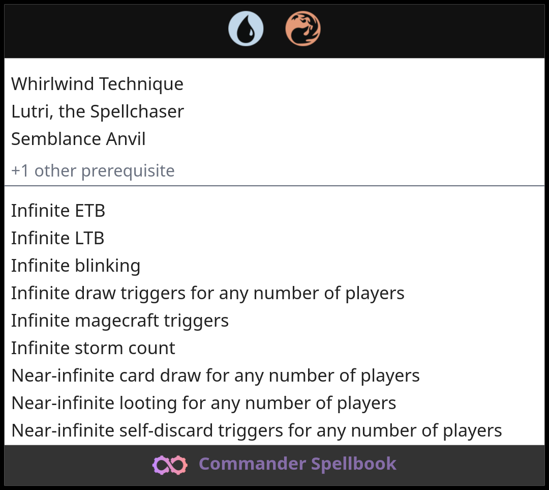 Whirlwind Technique | Lutri, the Spellchaser | Semblance Anvil