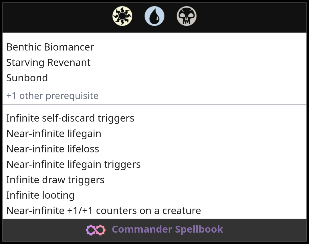 Benthic Biomancer | Starving Revenant | Sunbond