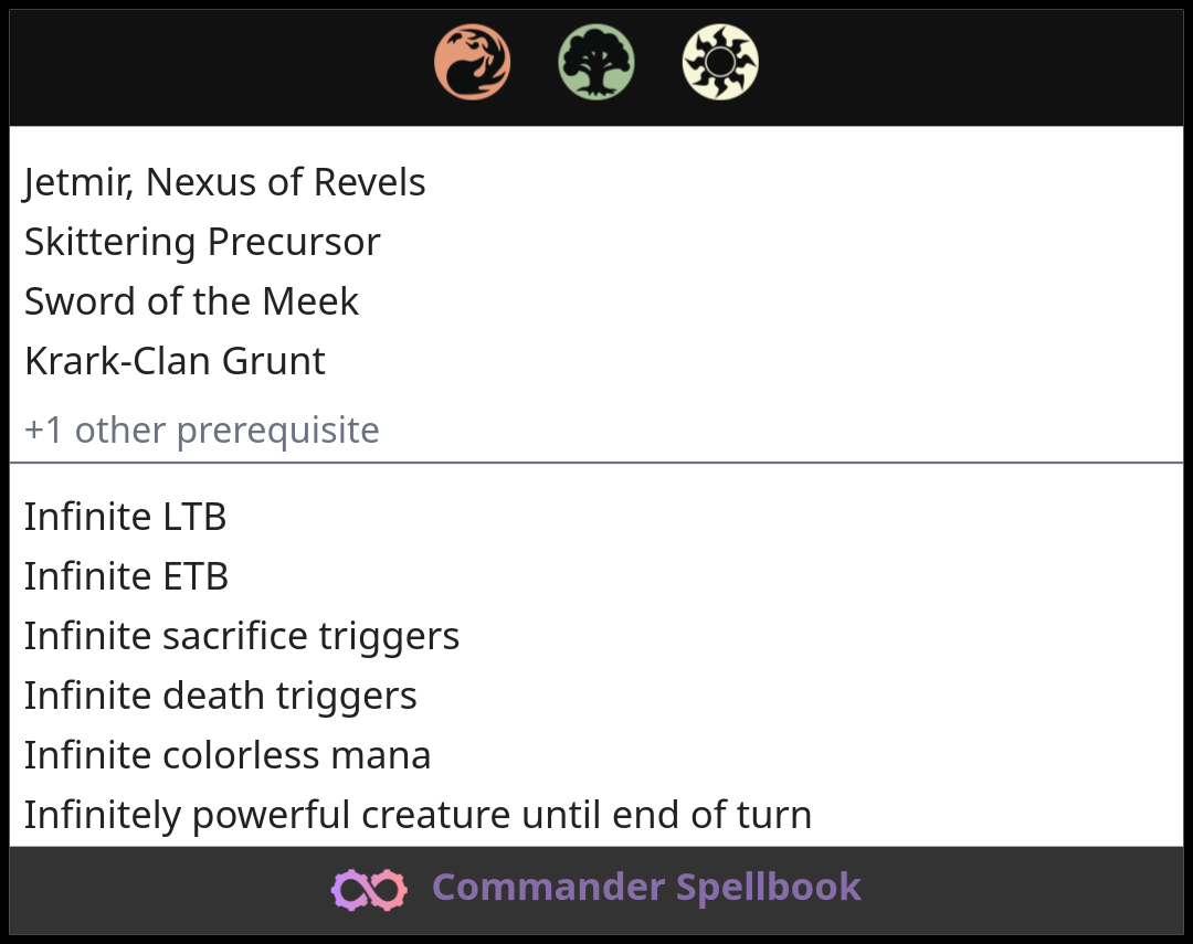 Jetmir, Nexus of Revels | Skittering Precursor | Sword of the Meek (and ...