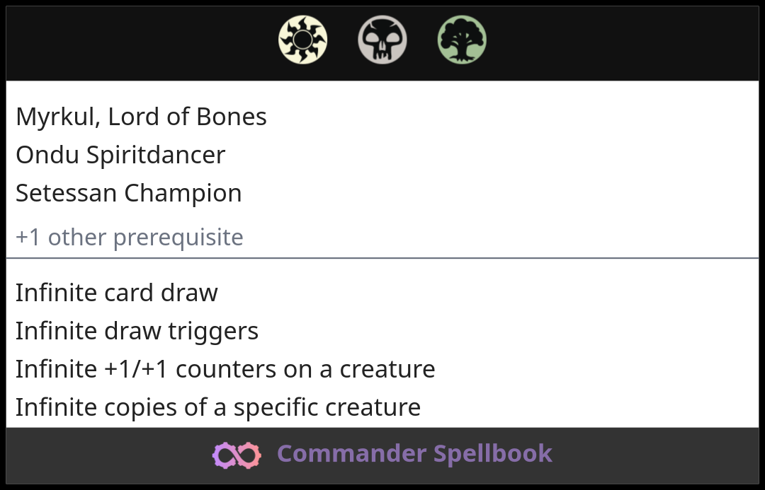 Myrkul, Lord of Bones | Ondu Spiritdancer | Setessan Champion