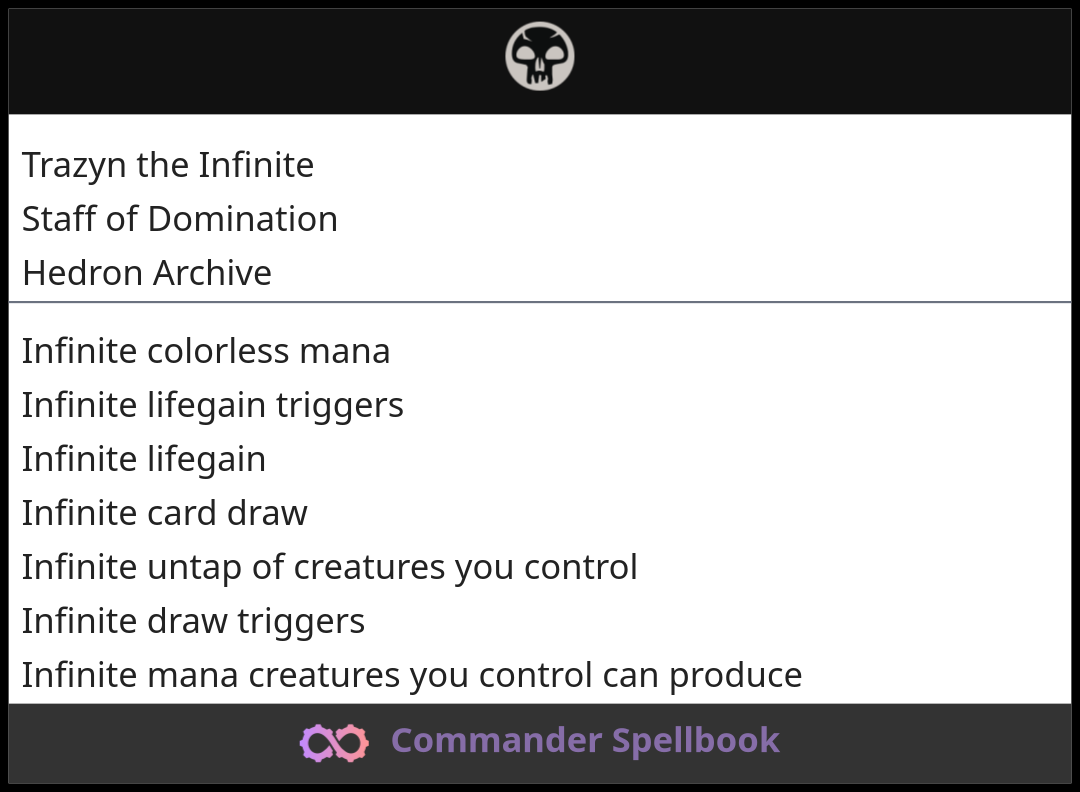 Trazyn the Infinite | Staff of Domination | Hedron Archive