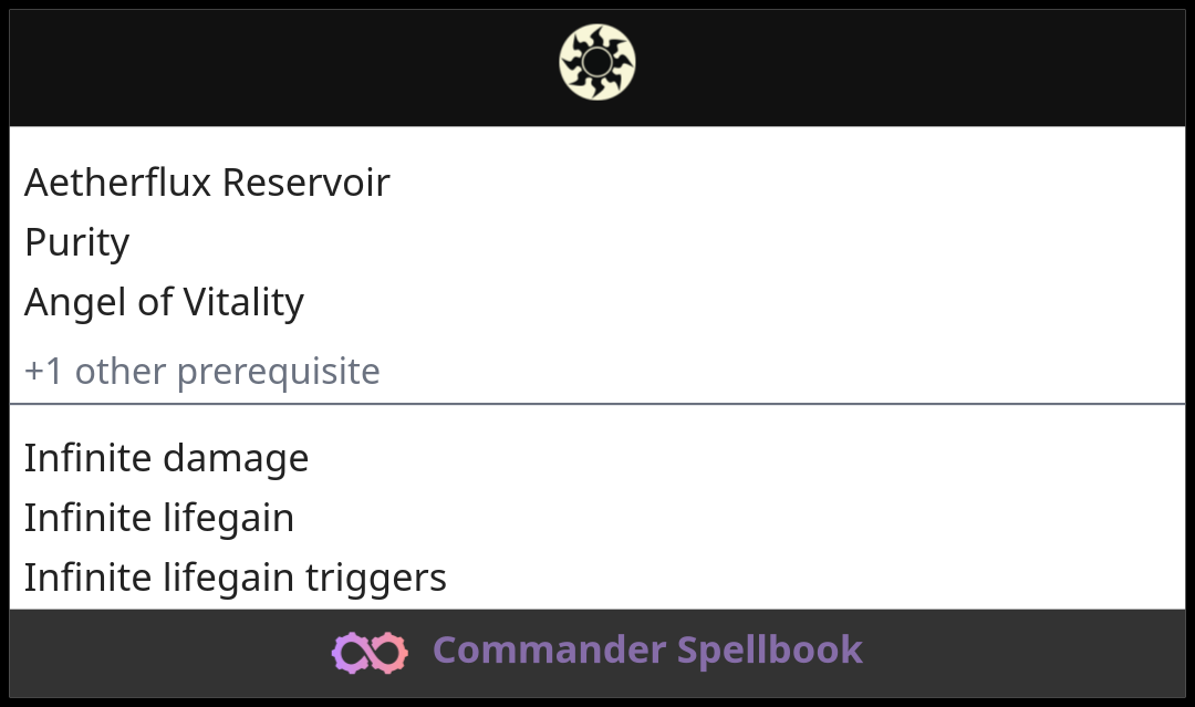 Aetherflux Reservoir | Purity | Angel of Vitality