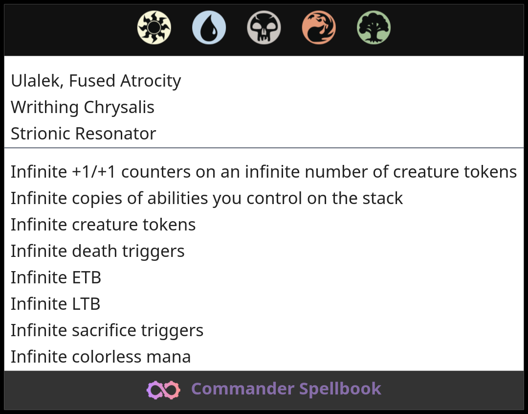 Ulalek, Fused Atrocity | Writhing Chrysalis | Strionic Resonator