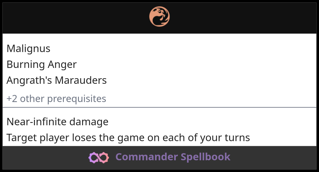 Malignus | Burning Anger | Angrath's Marauders