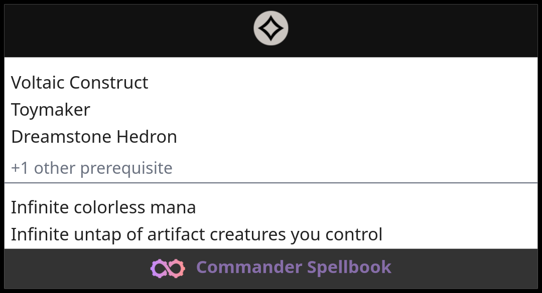 Voltaic Construct | Toymaker | Dreamstone Hedron