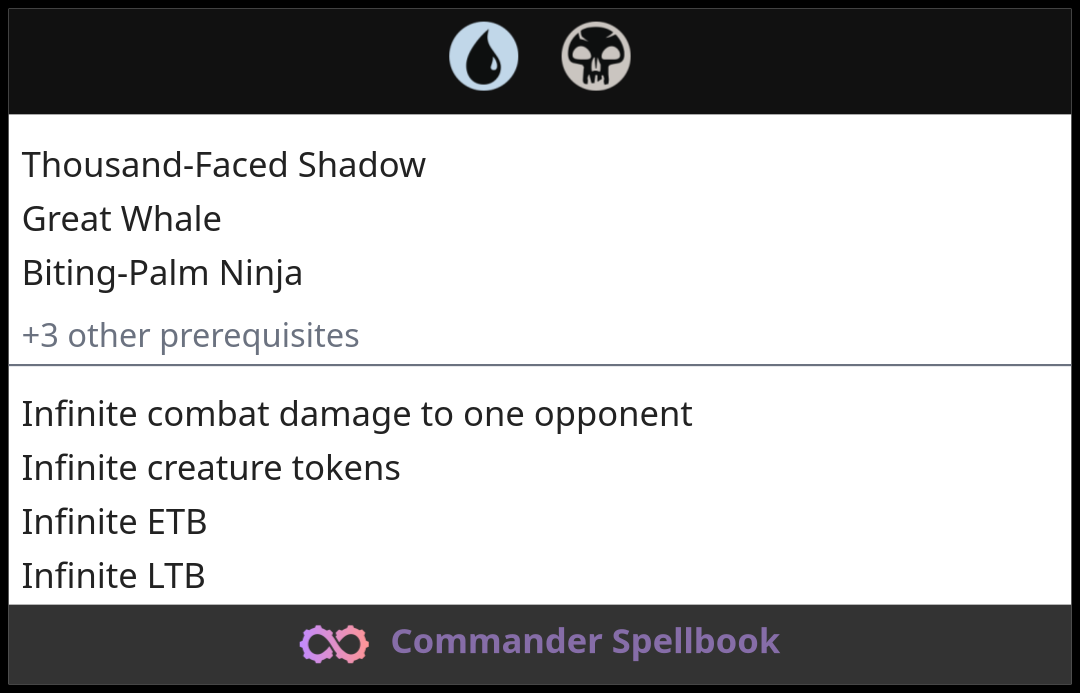 Thousand-Faced Shadow | Great Whale | Biting-Palm Ninja
