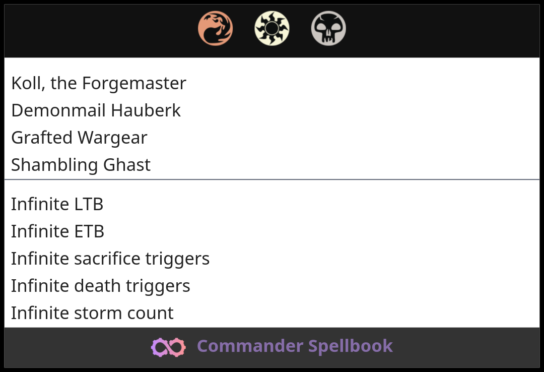 Koll, the Forgemaster | Demonmail Hauberk | Grafted Wargear (and one ...