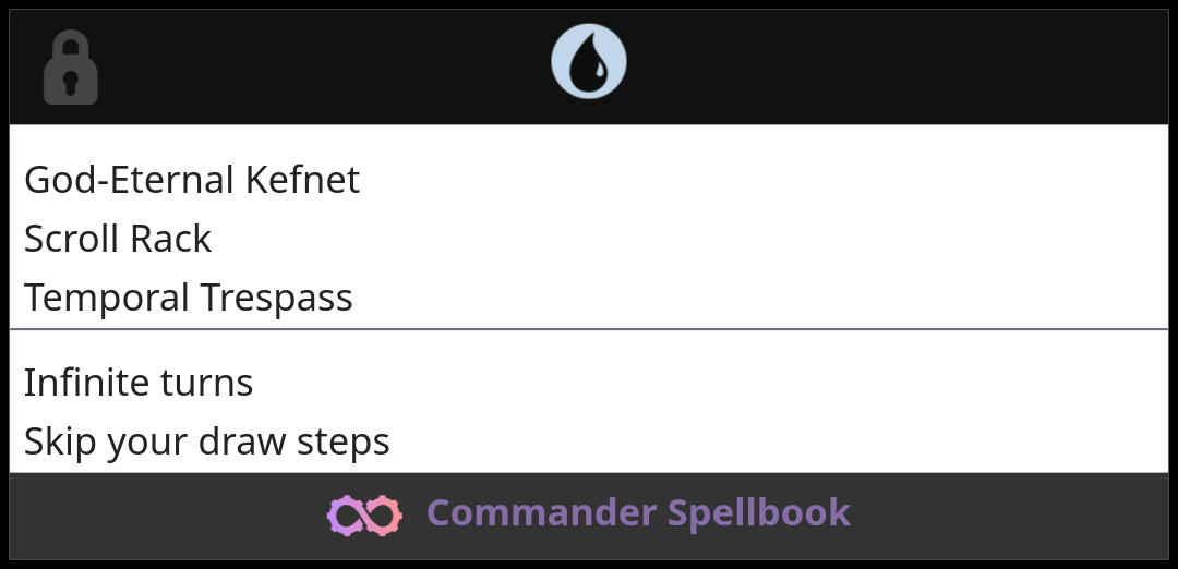 God-Eternal Kefnet | Scroll Rack | Temporal Trespass