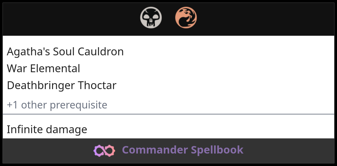 Agatha's Soul Cauldron | War Elemental | Deathbringer Thoctar