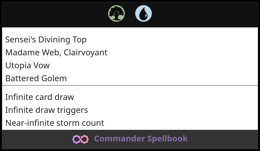 Sensei's Divining Top | Utopia Vow | Madame Web, Clairvoyant (and one ...