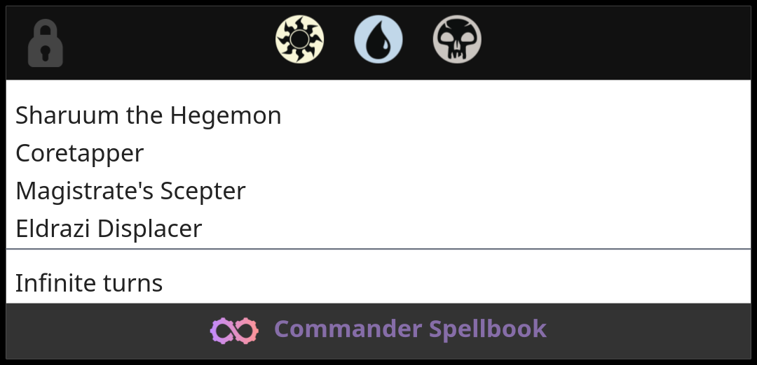 Sharuum the Hegemon | Coretapper | Magistrate's Scepter (and one other ...