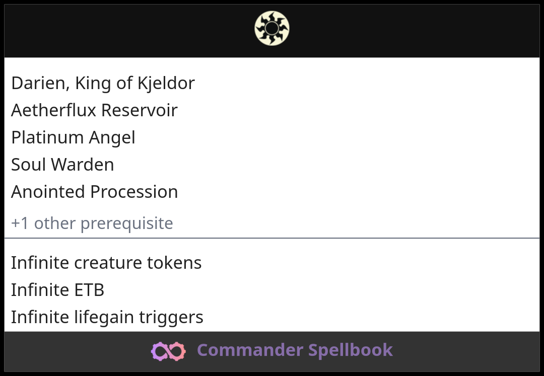 Darien, King of Kjeldor | Aetherflux Reservoir | Platinum Angel (and ...