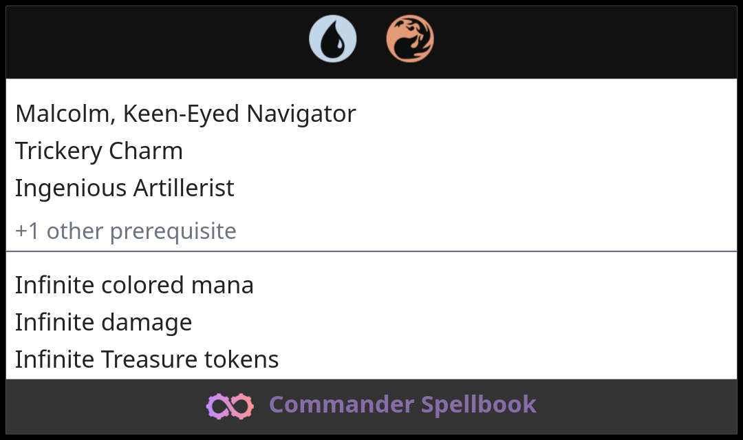 Malcolm, Keen-Eyed Navigator | Trickery Charm | Ingenious Artillerist