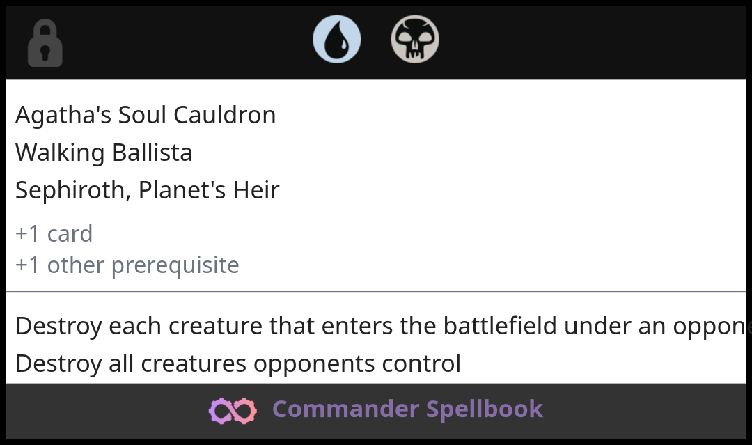Agatha's Soul Cauldron | Walking Ballista | Sephiroth, Planet's Heir ...
