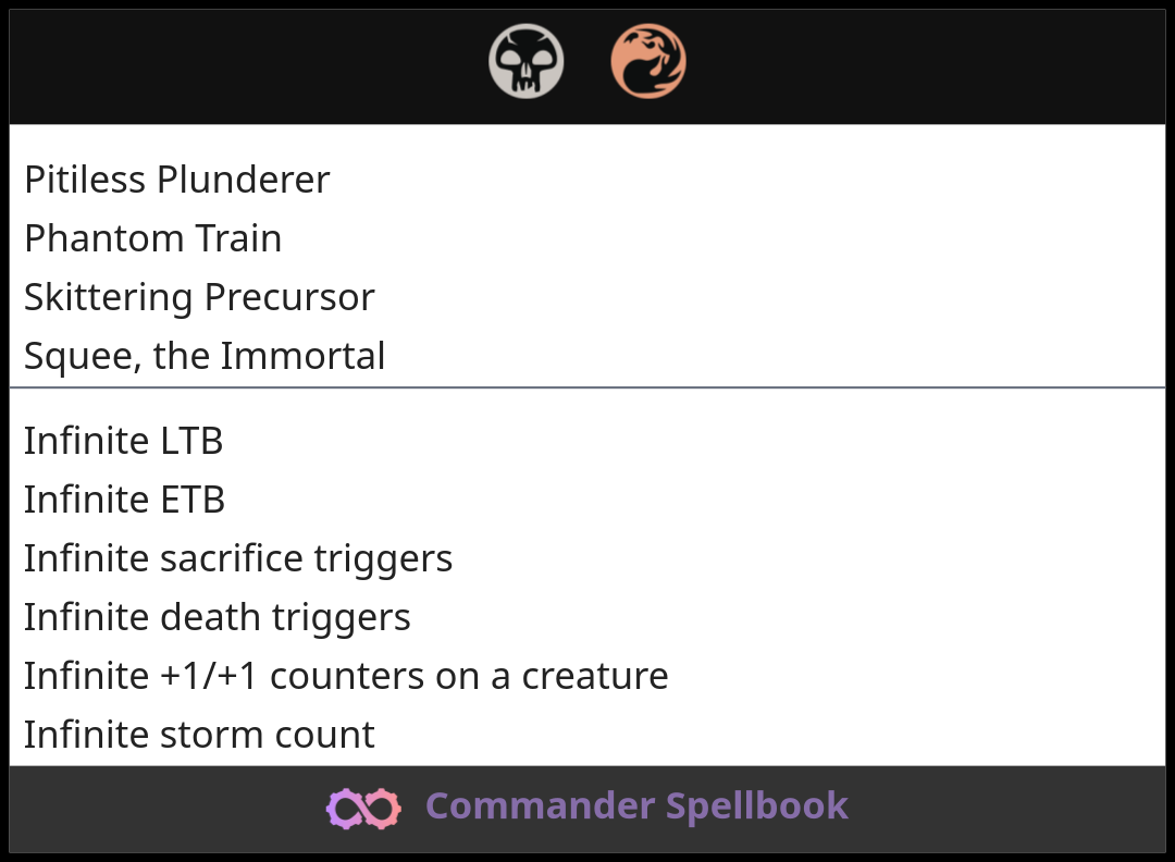 Pitiless Plunderer | Phantom Train | Skittering Precursor (and one ...